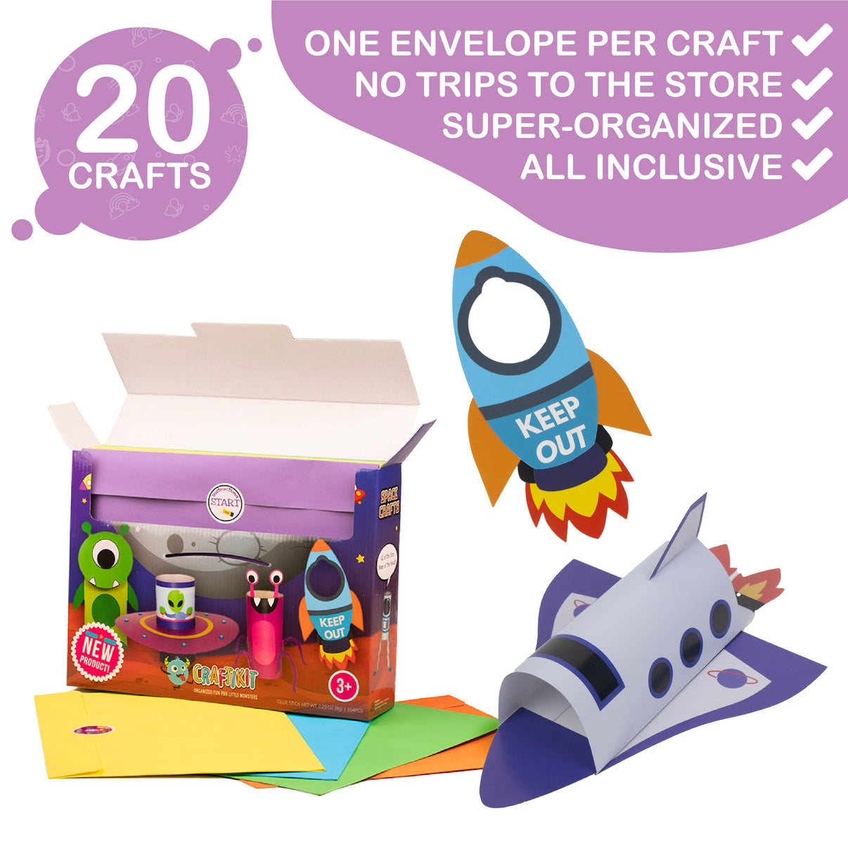 20-Craft Activity Kit - Space – Craftikit