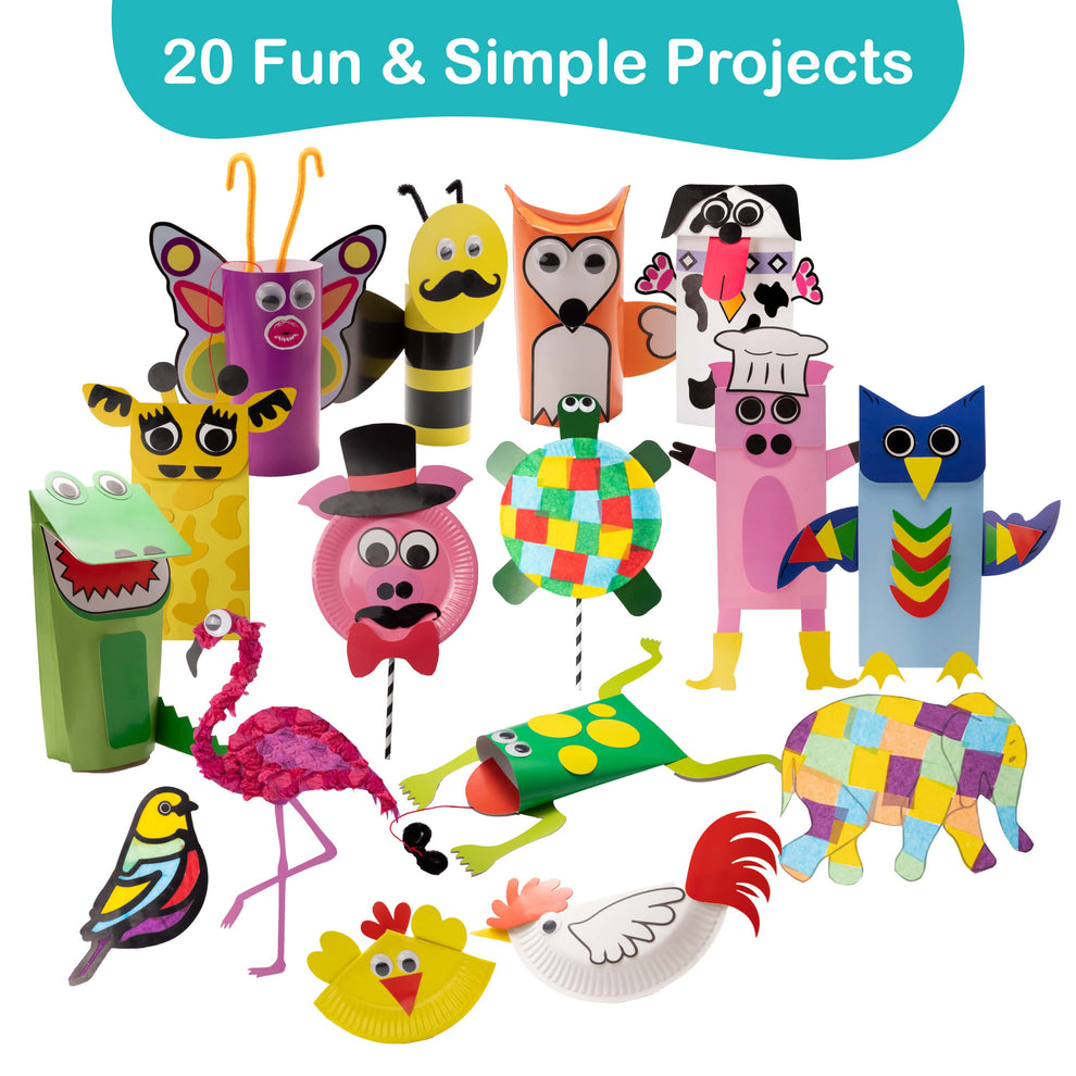 20-Craft Activity Kit - Animal – Craftikit