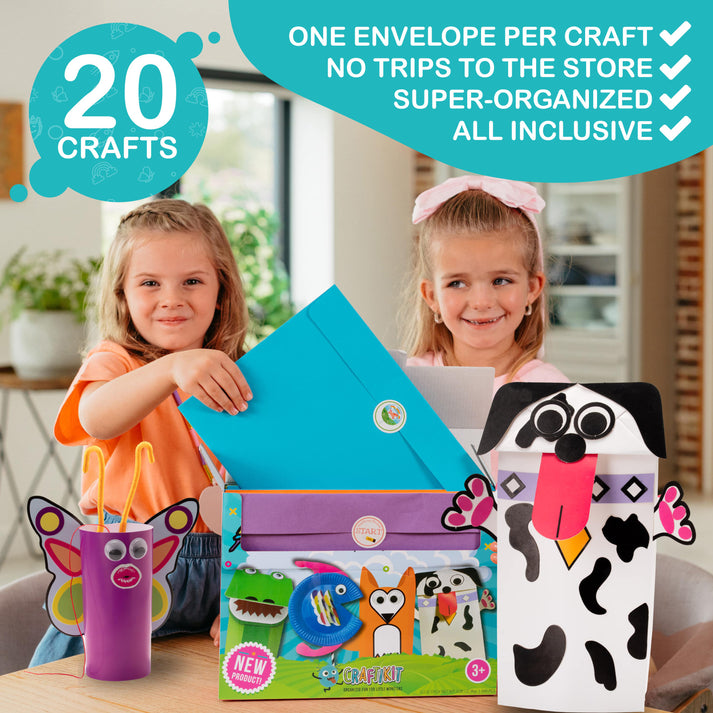 20-Craft Activity Kit - Animal – Craftikit